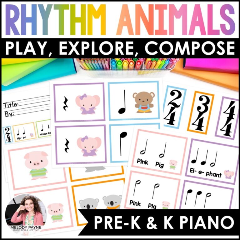 4 Rhythm Exploration and Performance Activities for Beginning Piano ...
