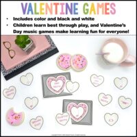 Valentine Music Symbols Games - Matching, Memory Match, Flash Cards ...
