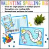 Valentine's Day Music Spelling Bee Game for Piano Lessons - Treble ...
