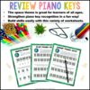 Piano Keys Spelling Bee Game for Beginning Piano Lessons - Spell Music ...