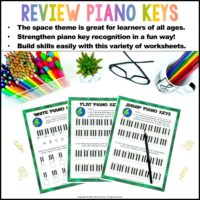Grand Staff Note Reading and Piano Keys BOOM™ Cards - Match Piano Key ...