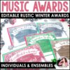 24 Printable Editable Music Awards Certificates for Piano Recitals and ...