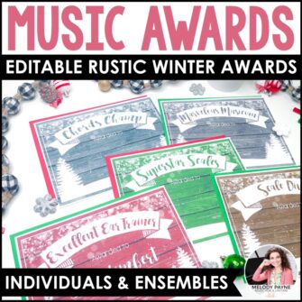 Christmas & Winter Piano Practice Challenge Charts for Music & Piano ...