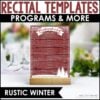 Christmas & Winter Piano Practice Challenge Charts for Music & Piano ...