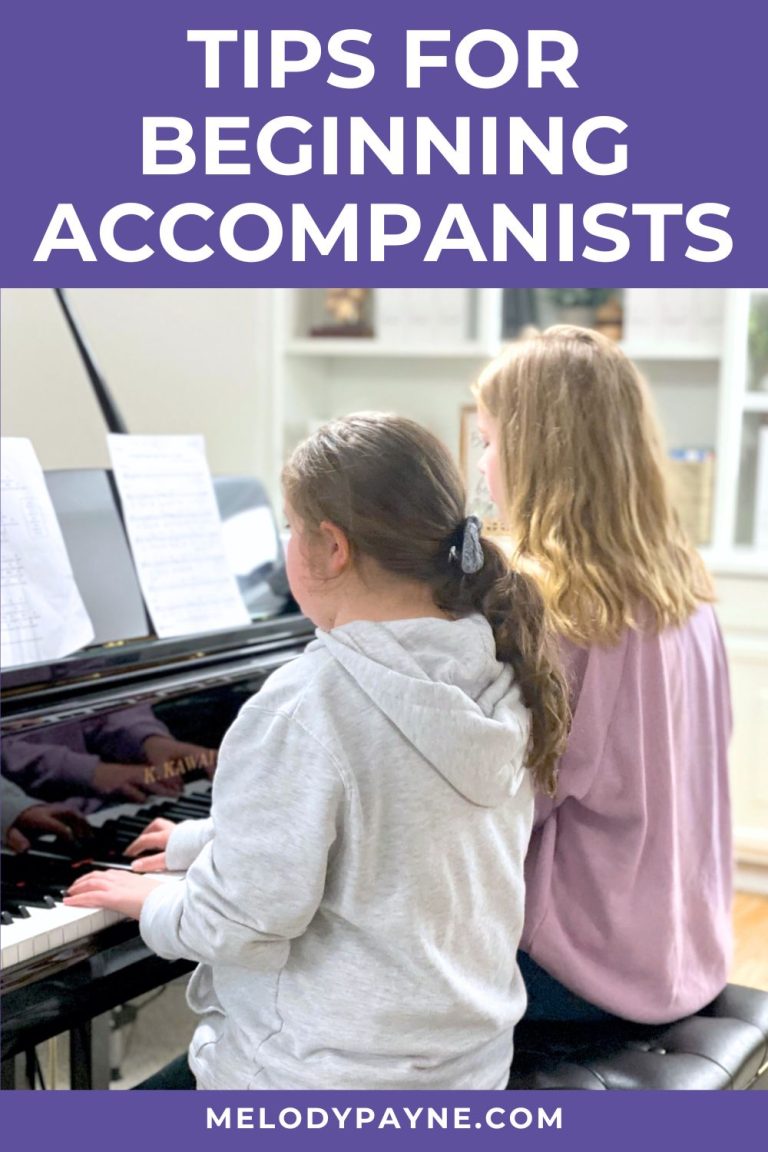 Accompanying 101: 10 Tips for Beginning Accompanists - Melody Payne ...
