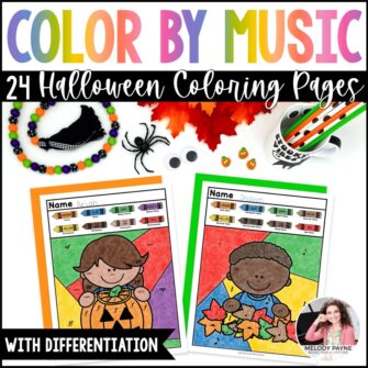 Halloween Music BOOM™ Cards - Grand Staff Major & Minor Key Signatures ...