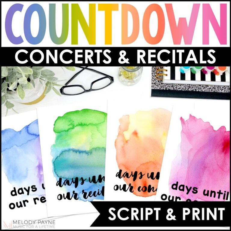 5 Ways to Use Your Music Classroom Decor Bundle in Your Piano Studio ...