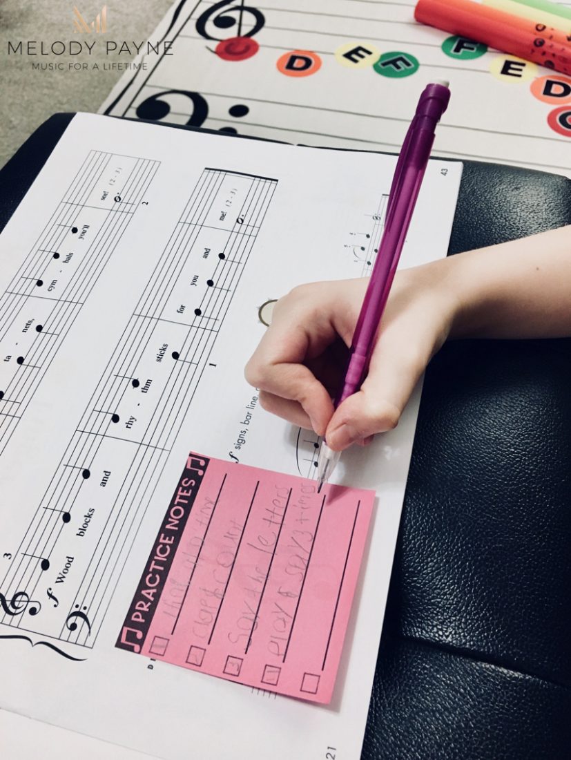Using Printable Sticky Notes As Practice Tools in Piano Lessons ...