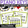 Piano Keyboard Music Worksheets - Sloth Piano Keys Are A Breeze ...