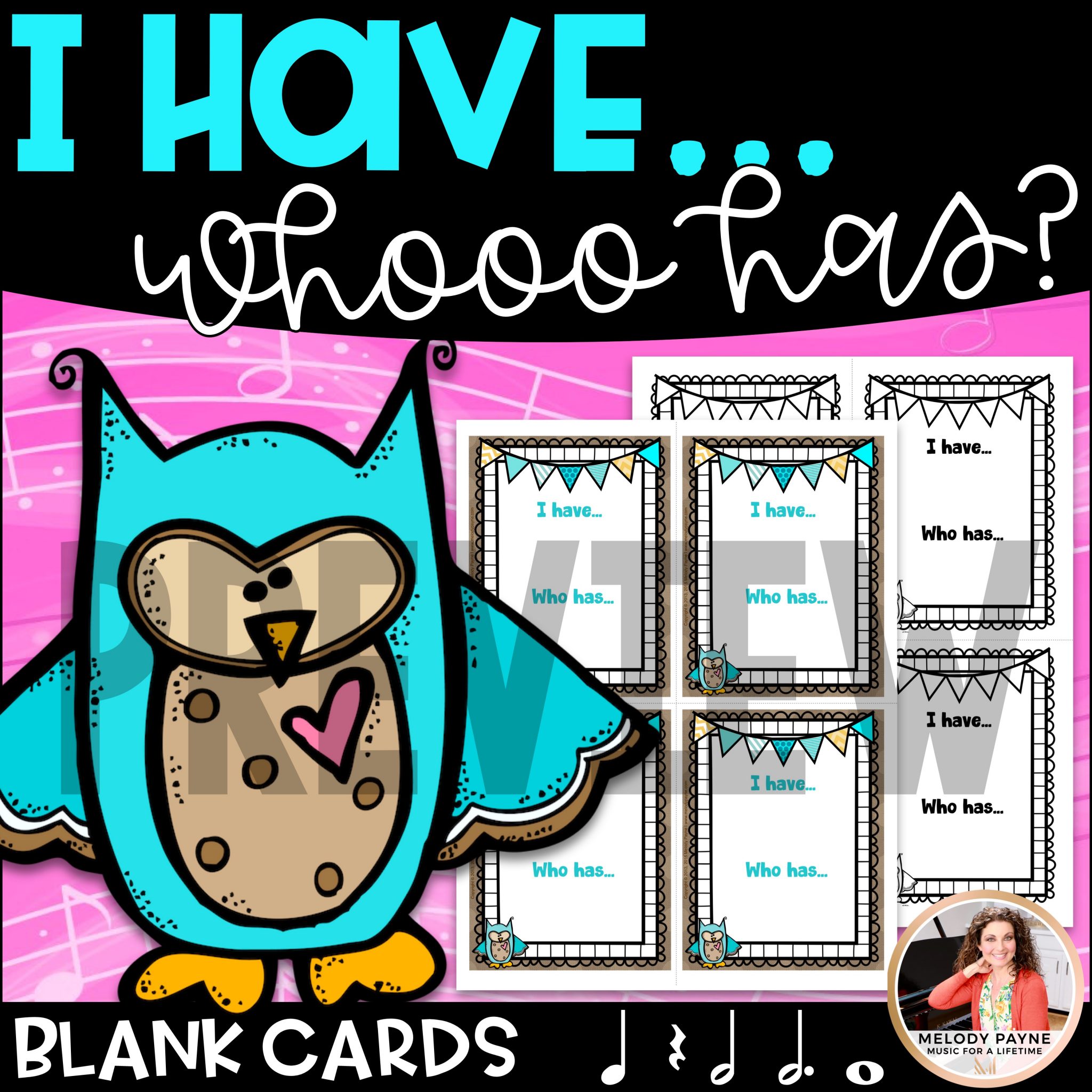 Music Game for Elementary Students - I Have, Who Has? Note Values ...