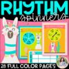Llama Rhythm Spinners Composition Activity - Spin A Rhythm, Notate ...