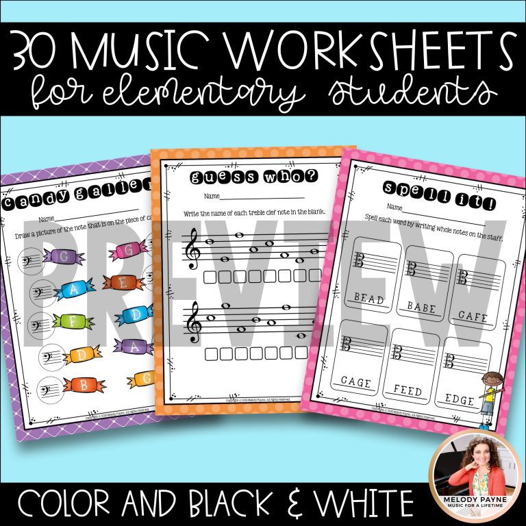 Music Worksheets - Treble Clef, Bass Clef, Alto Clef Note Naming ...