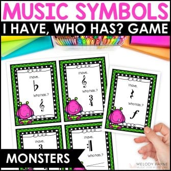 Music Game for Elementary Music - I Have, Who Has? Symbols, Dynamics ...