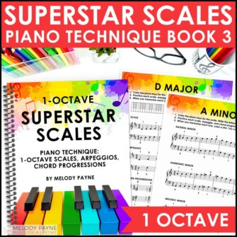1-Octave Superstar Scales, Arpeggios, Chord Progressions Piano ...