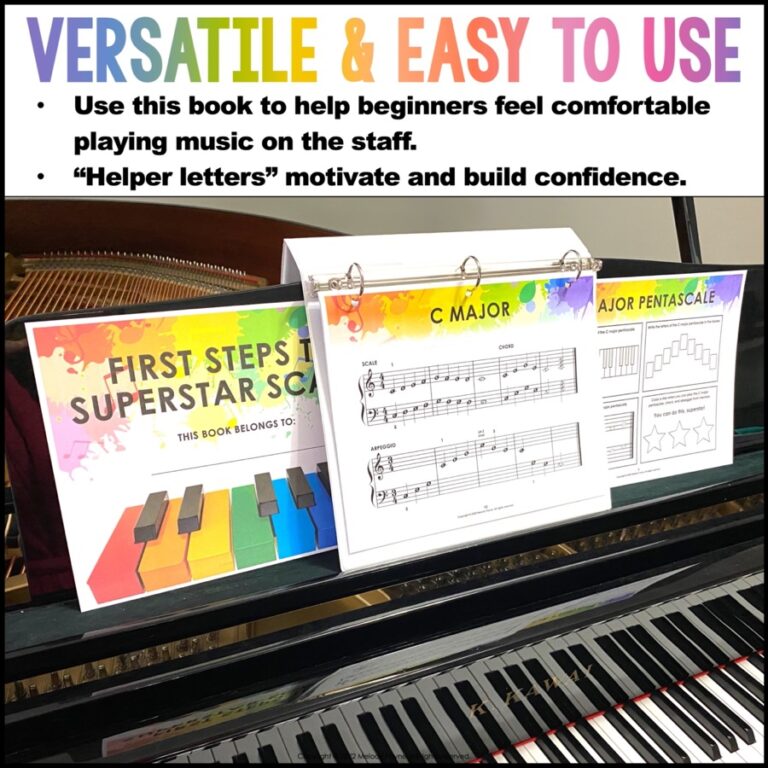 First Steps to Superstar Scales Piano Technique Book for Beginners - Pentascales, Arpeggios ...