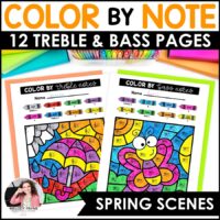 Music Coloring Pages for Beginning Piano Keys, Fingers, Notes, Symbols ...