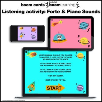 Beginning Piano Music Boom™ Cards Primer Level Piano Lessons 1A - Notes ...