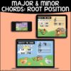 Music BOOM™ Cards for Piano - Grand Staff Major and Minor Root Position ...