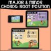 Music BOOM™ Cards for Piano - Grand Staff Major and Minor Root Position ...