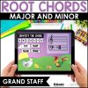Music BOOM™ Cards for Piano - Grand Staff Major and Minor Root Position ...