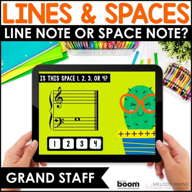 Music BOOM™ Cards for Piano - Line Notes and Space Notes on the Grand ...