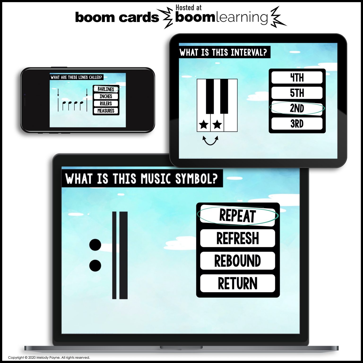 Beginning Piano Boom™ Cards - Music Symbols, Rhythm, Dynamics, Piano ...