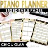 Editable Piano Teacher Recital Planner - Checklists, Welcome Speech ...