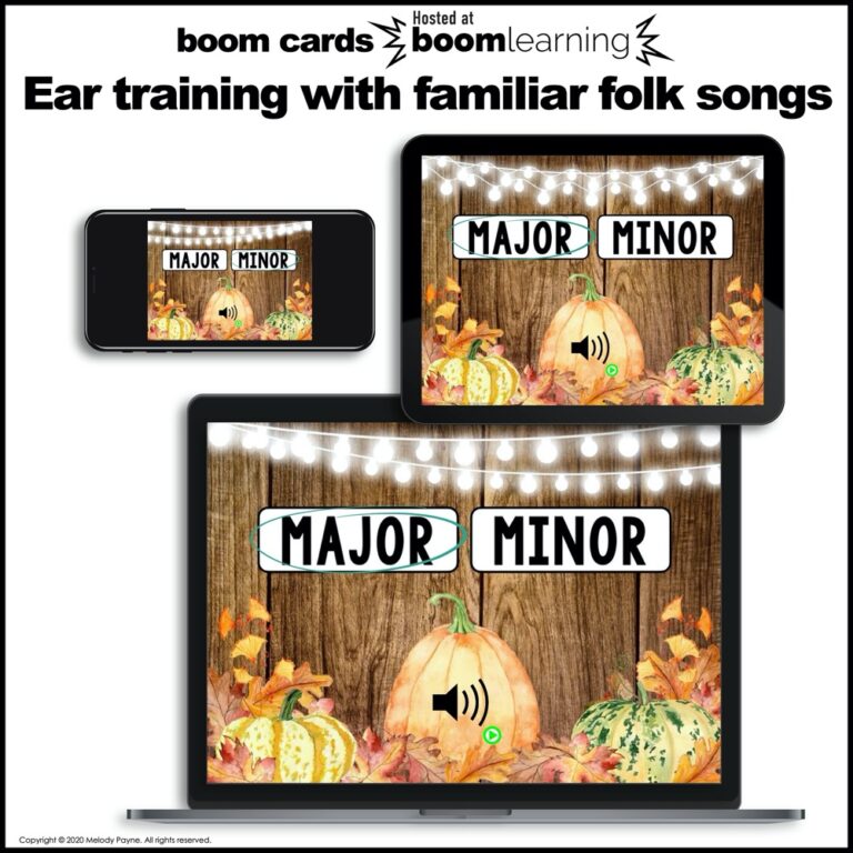 Music BOOM™ Cards for Piano - Grand Staff Major and Minor Root Position ...