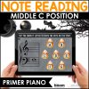 Halloween Music BOOM™ Cards - Beginning Piano Lessons Middle C Position ...