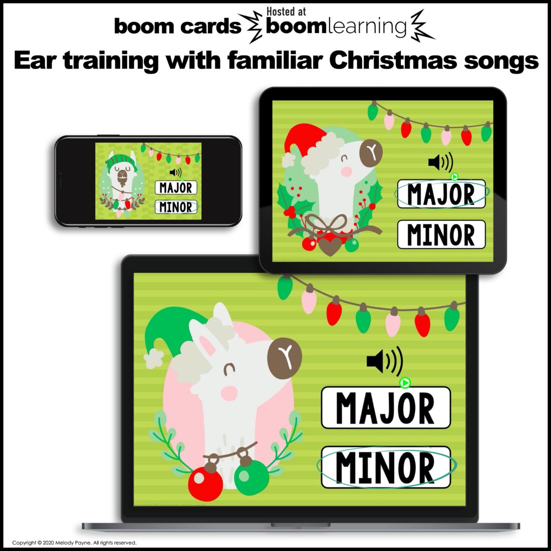 Music BOOM™ Cards for Piano - Grand Staff Major and Minor Root Position ...