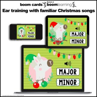 Ear Training Music BOOM™ Cards for Aural Skills - Major & Minor ...