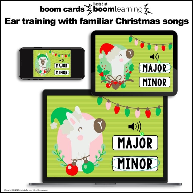 Music BOOM™ Cards for Piano - Grand Staff Major and Minor Root Position ...