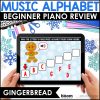 Christmas & Winter Piano Practice Challenge Charts for Music & Piano ...