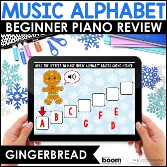 Christmas & Winter Piano Practice Challenge Charts for Music & Piano ...