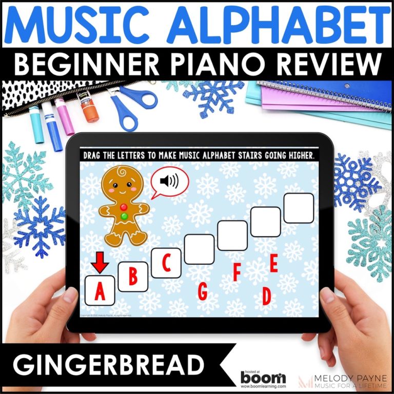 Christmas & Winter Piano Practice Challenge Charts for Music & Piano ...