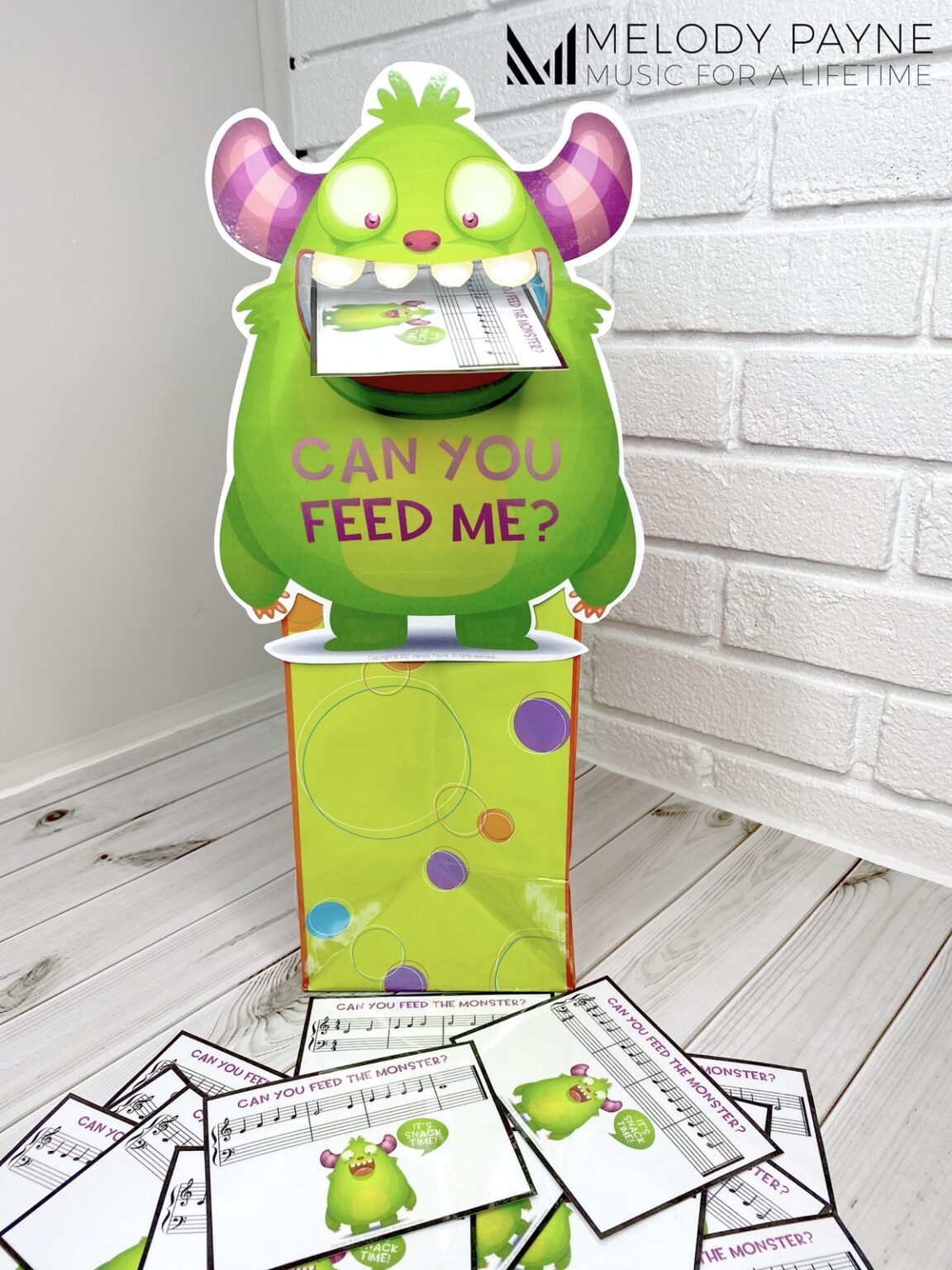 Feed the Music Monster Sight-Reading and Ear Training Game for Piano ...