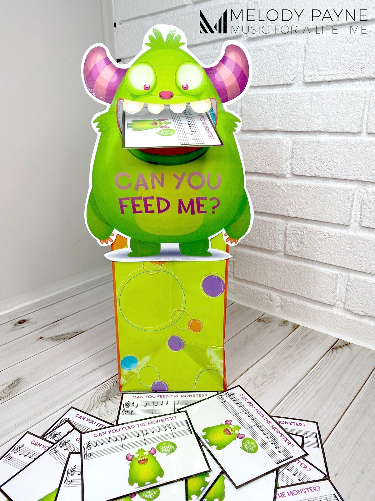 Feed the Music Monster Sight-Reading and Ear Training Game for Piano ...