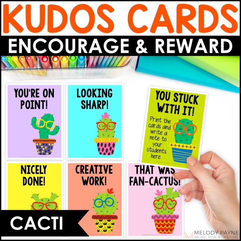 Positive Kudos Cards - Compliment, Encourage, Reward, Praise, & Commend ...