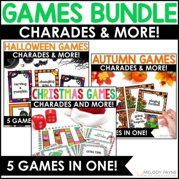 I Have, Who Has? Bundle of 10 Printable Music Games for Piano Lessons ...