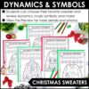 Music Coloring Pages and Christmas Music Worksheets BUNDLE - Piano ...