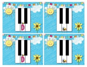 Piano Keys Puzzles Beginning Piano Game for Piano Lessons - Melody ...