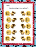 Treble Clef Notes Music Worksheets - Note Naming & Note Reading ...