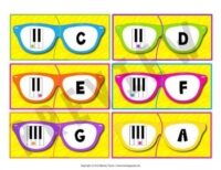 White Piano Keys Puzzles - Summer Music Matching Game - Beginning Piano ...