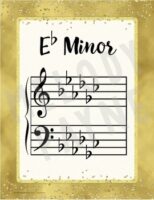 Key Signatures Posters for Music Class & Piano Lessons - Chic & Glam ...