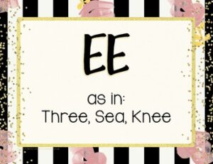 Choral Singing Vowel Sounds Posters - Chic & Glam Music Choir Classroom ...