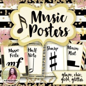 Music Classroom Decor Bundle - Symbols, Instruments, Rules, & More ...