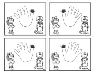 Piano Finger Numbers Memory Match - Beginning Piano Right & Left Hand ...