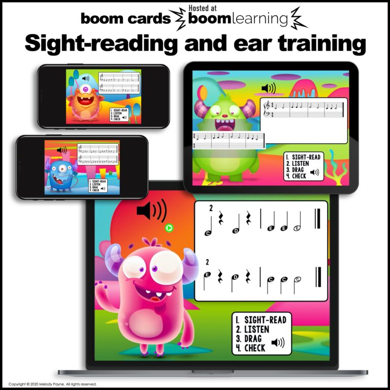 Halloween Music Game: Feed the Pumpkin Sight-Reading in Middle C ...