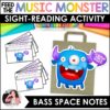 Nutcracker Note Reading Game - Treble & Bass Clef Music Spelling Bee ...