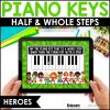 White Piano Keys Music Worksheets - Koala Piano Keys Are A Breeze ...
